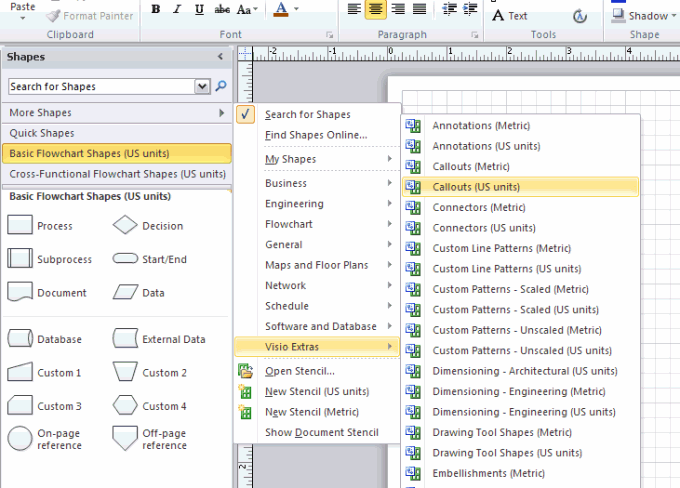 Visio Shapes and Dashed Lines – miqrogroove